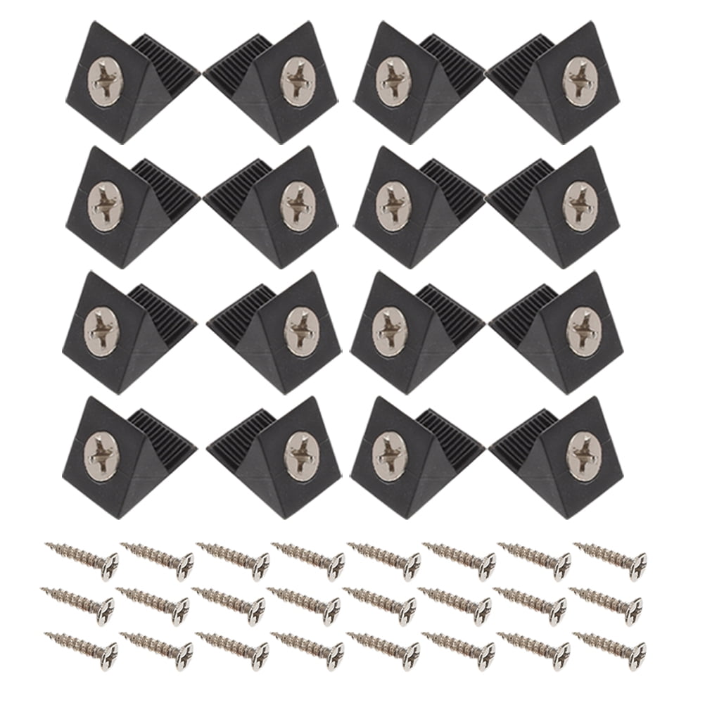 PBPBOX 100Pcs Cabinet Bottom Support Plastic Wedges with Self Tapping ...