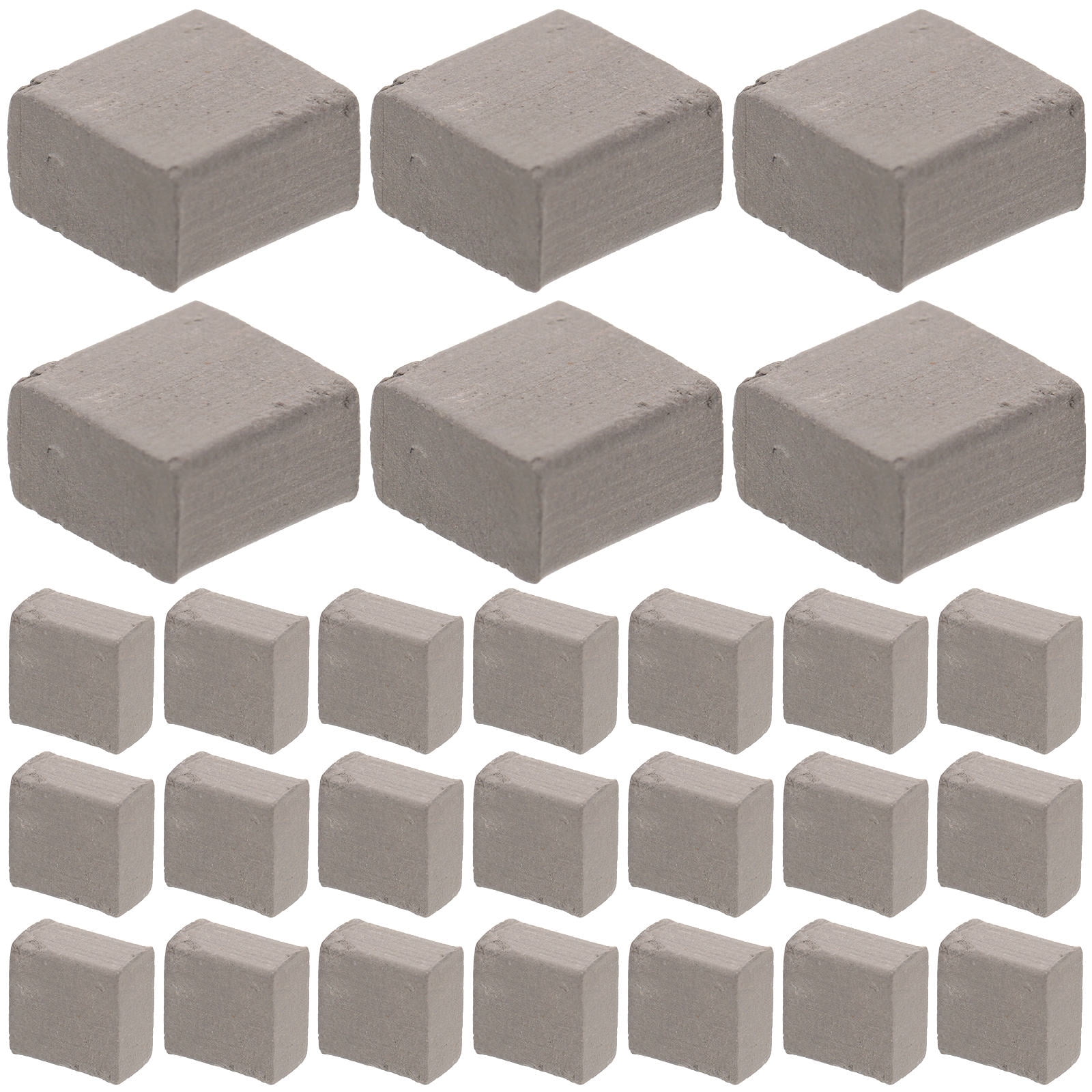 PBPBOX 100Pcs Small Bricks DIY Modeling Grey Argil for Fairy Garden ...