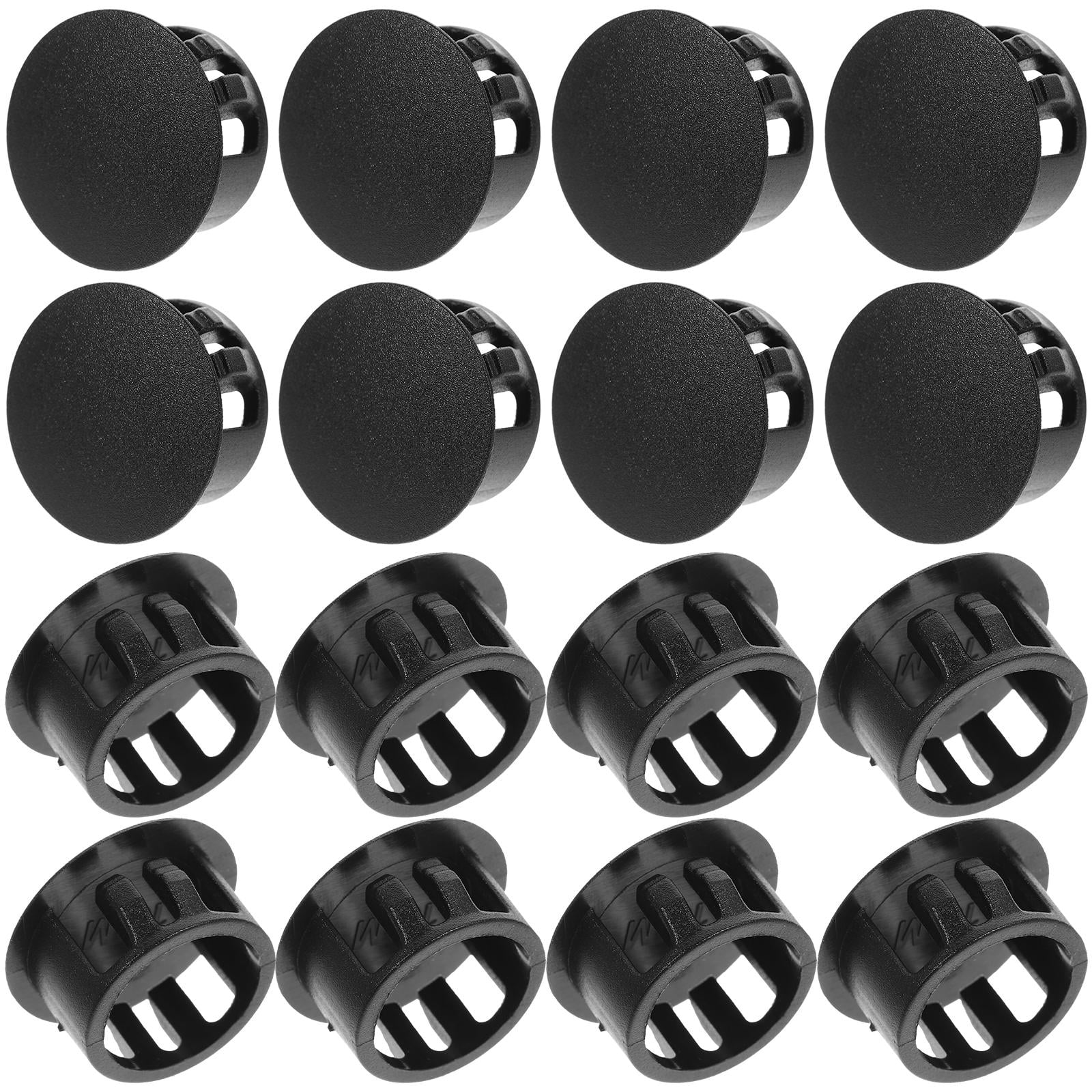 PBPBOX 100pcs Plastic Hole Plugs for Kitchen Sink Cabinet and Furniture ...