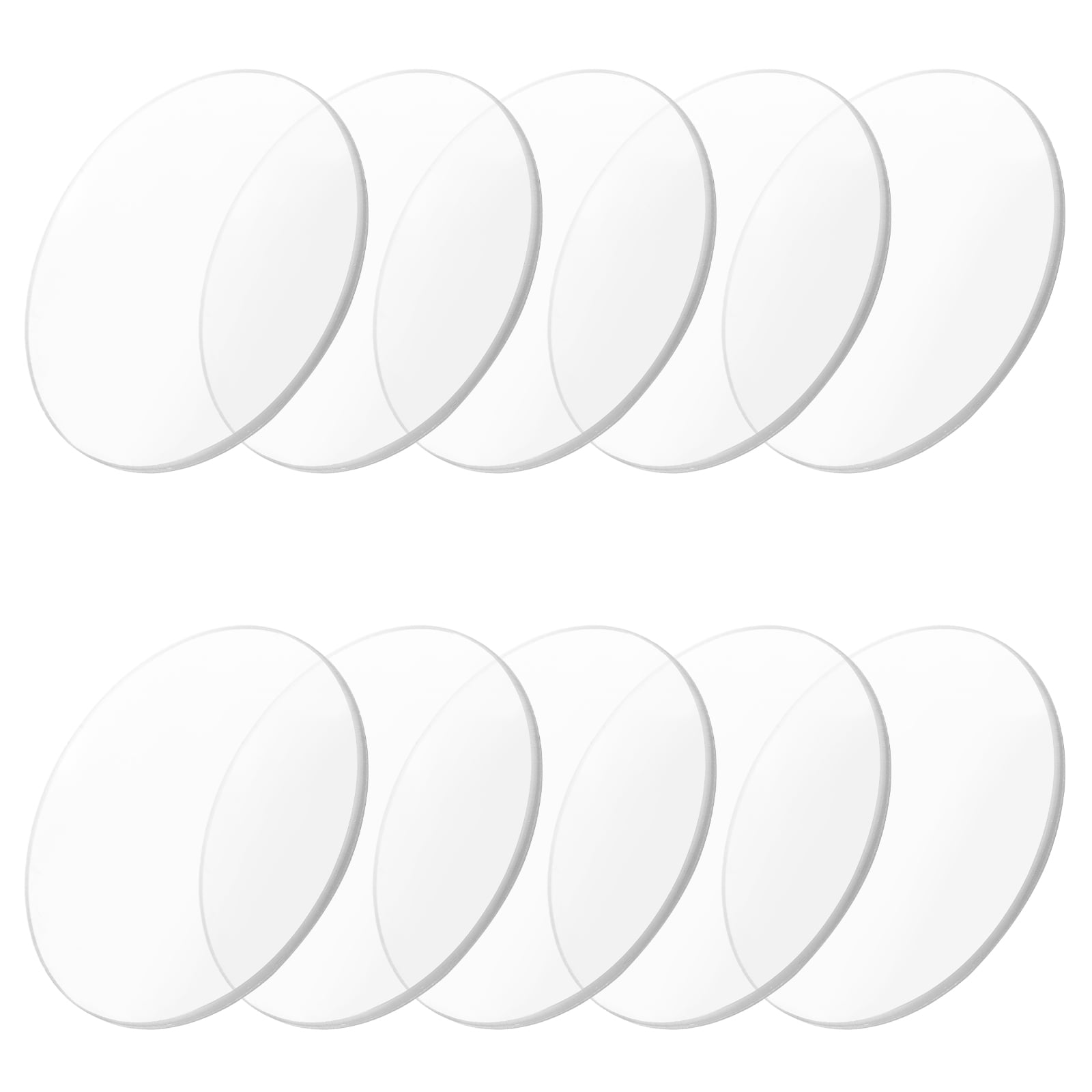 PBPBOX 10Pack Rearview Mirror Magnifier Double Convex Lens Transparent ...