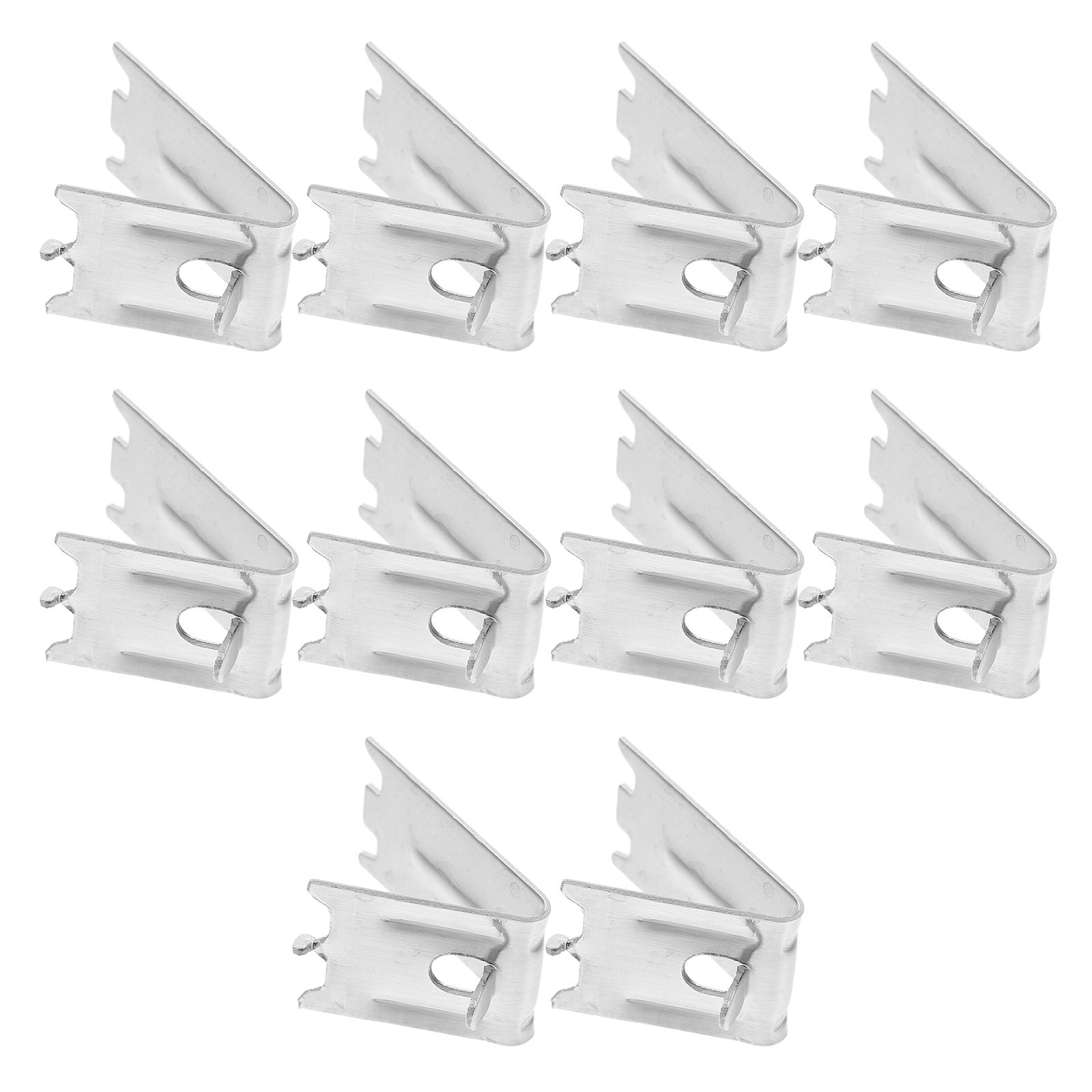 PBPBOX Refrigerator Hardware Shelf Clips Stainless Steel 10Pack 1.6X1 ...