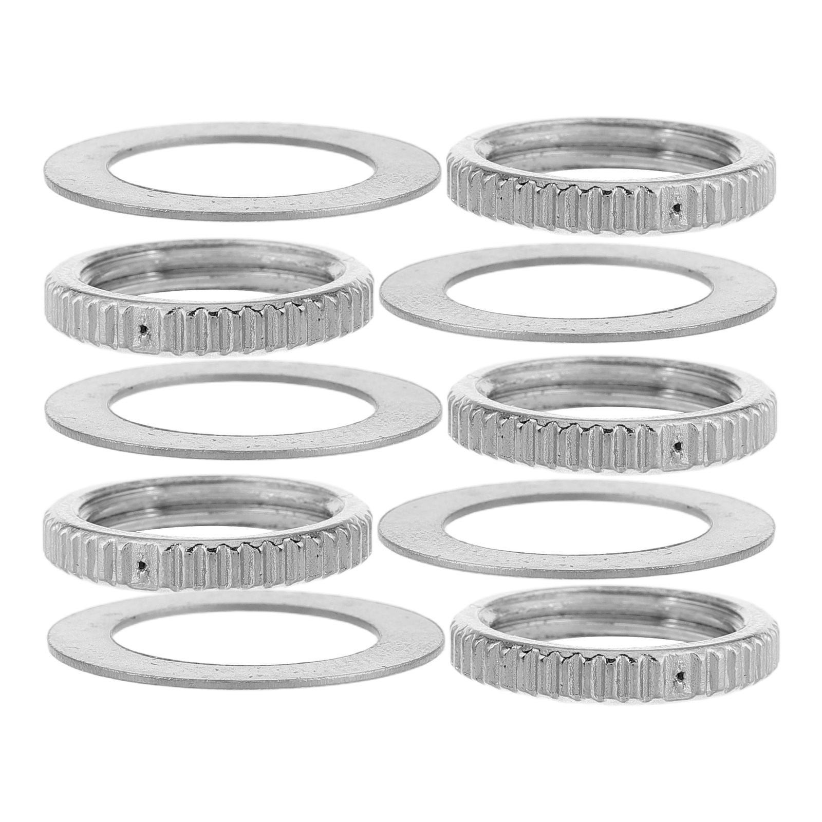 PBPBOX 10Pcs Acoustic Guitar Parts Iron Toggle Switch Washer Plate for ...