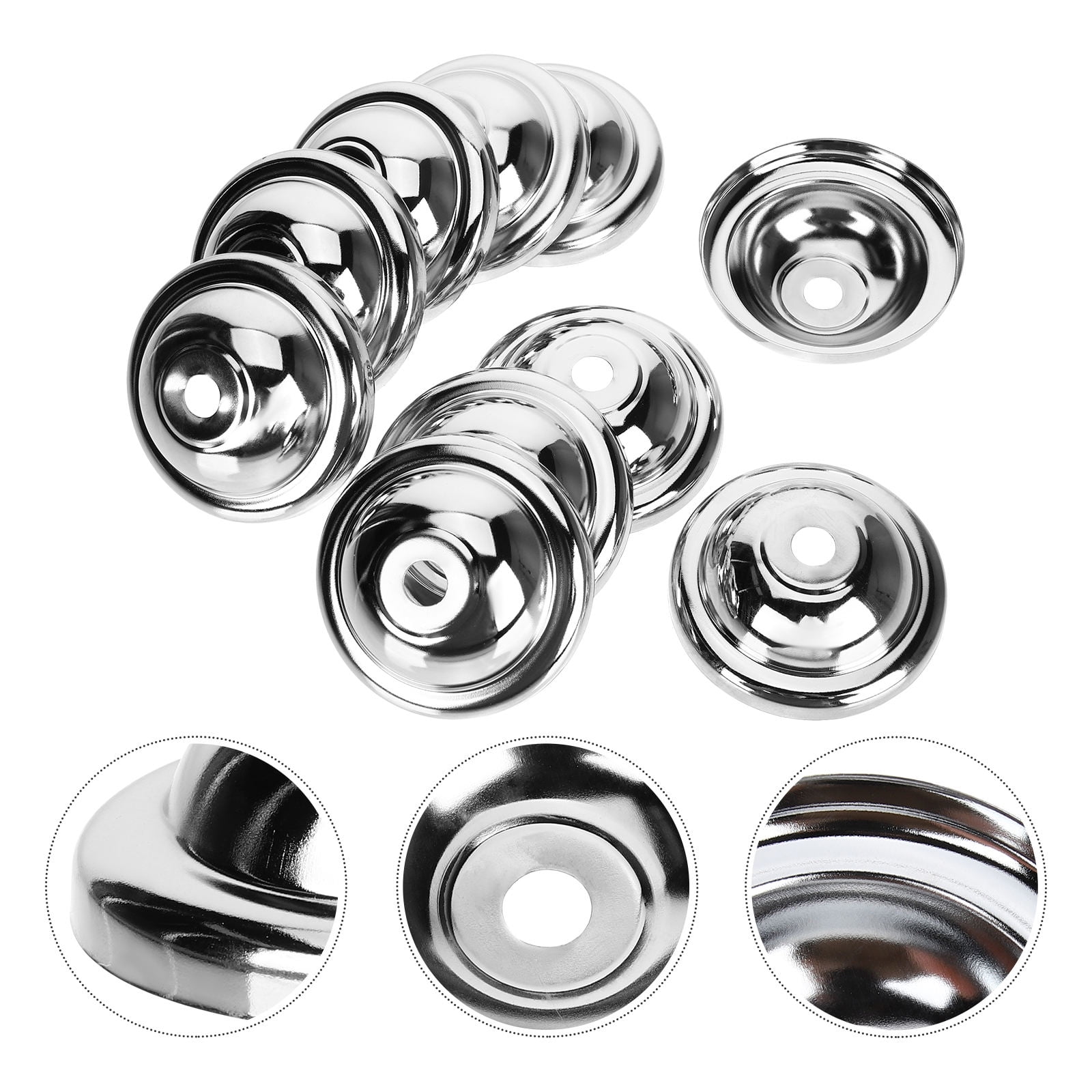 PBPBOX Light Canopy Kit Lamp Gasket Metal 10Pcs Silver - Walmart.com