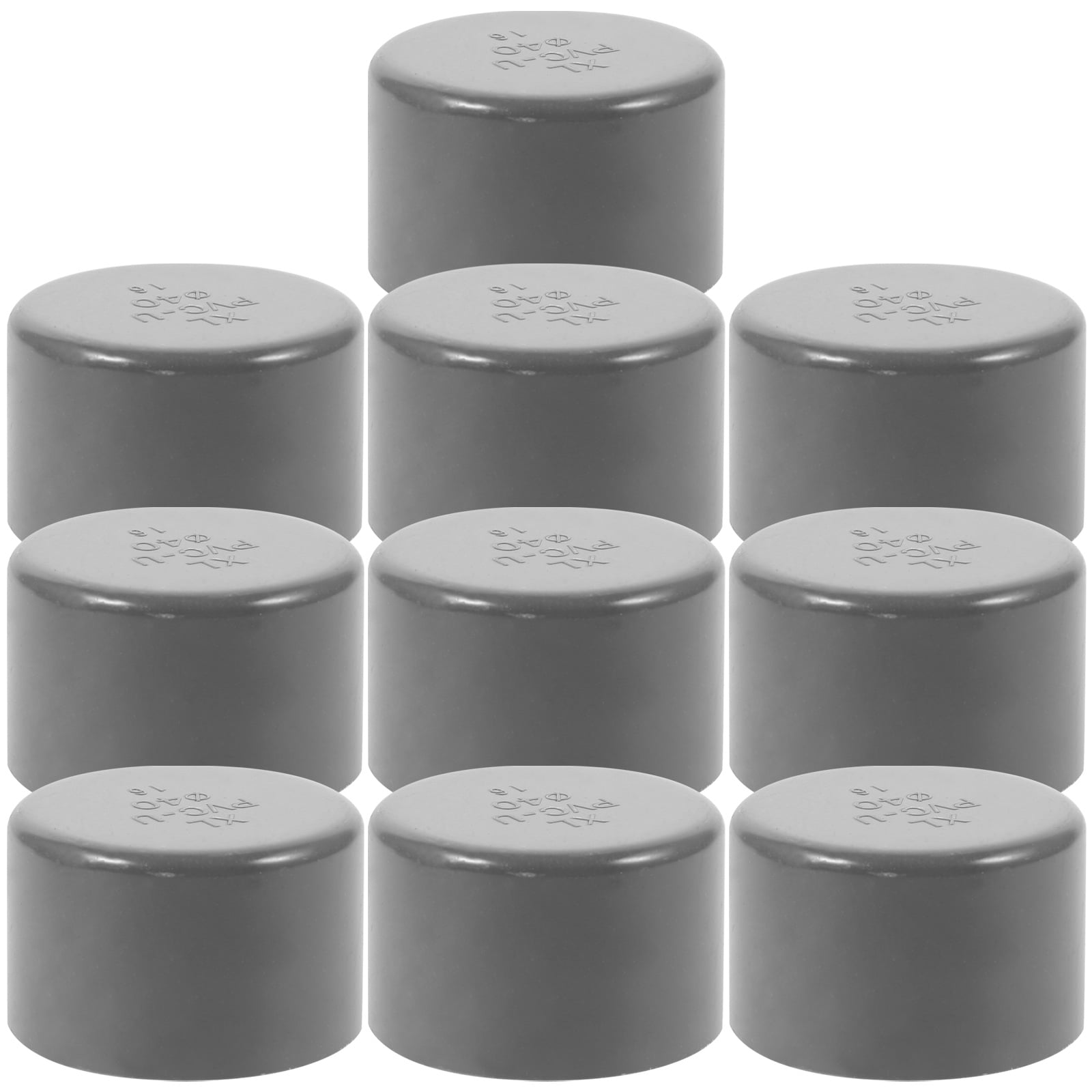 PBPBOX 10Set Pipe End Protector Cap Waterproof PVC Pipe Caps For Water Pipe Applications ...
