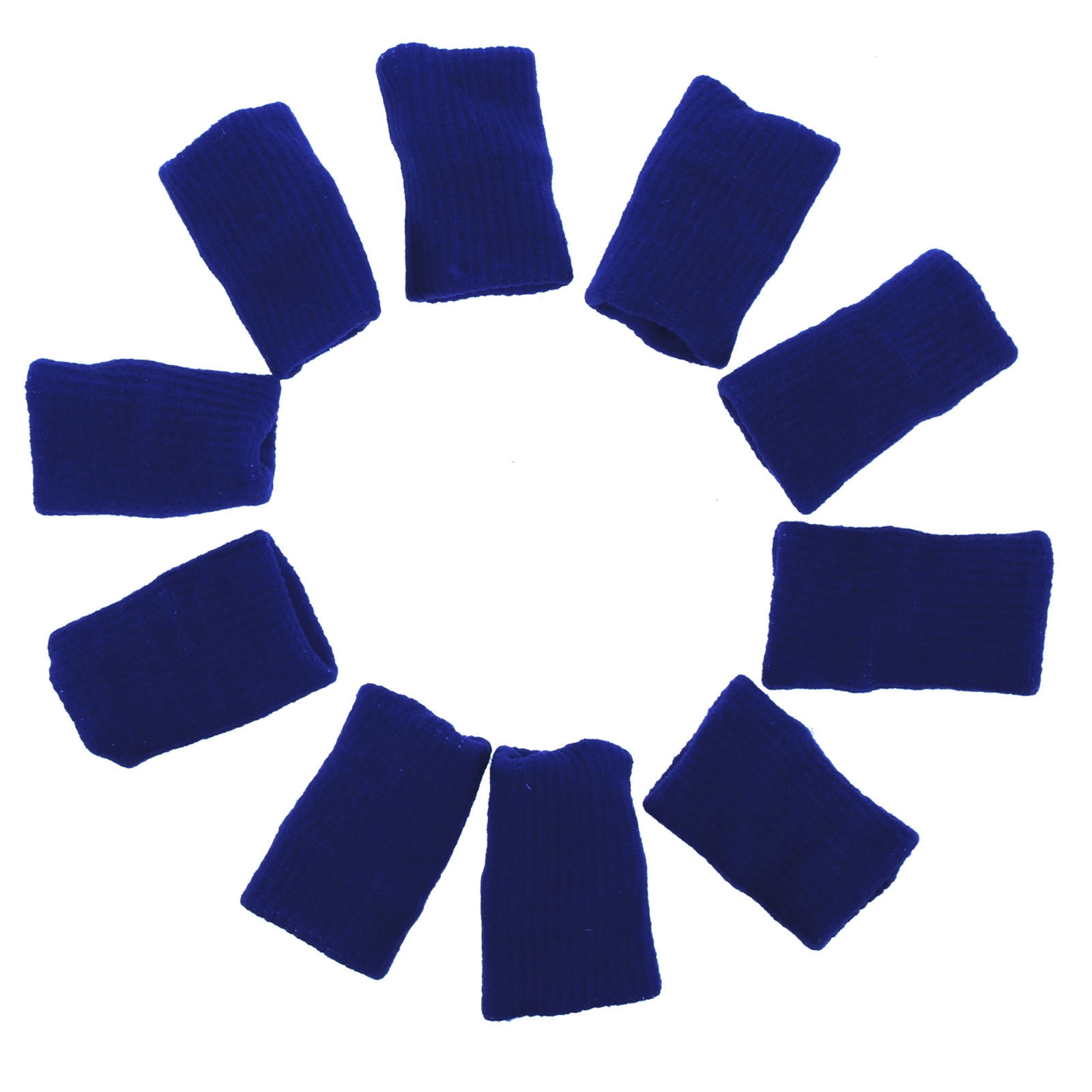 PBPBOX 10pcs Finger Caps Nylon Blue Injury Prevention For Craft Work ...
