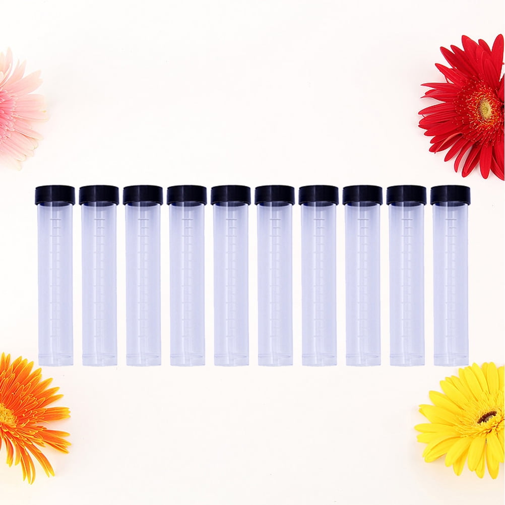 PBPBOX 10Pcs Needle Holder Tubes Transparent Plastic Organizer for ...