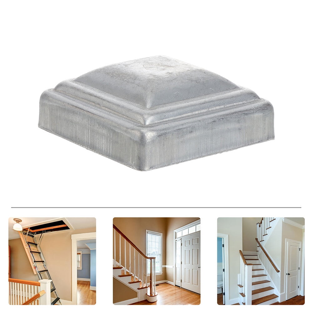 PBPBOX 12Pcs Silver Fence Post Protector Sleeves for Construction ...