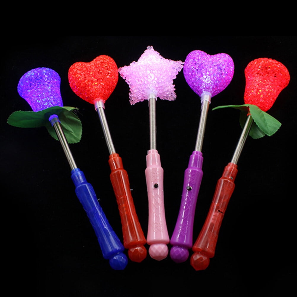 PBPBOX 12Pcs Heart Glow Stick Made of Material for Concert Bars and ...