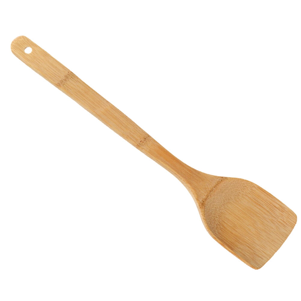 PBPBOX 1Pack Fry Spatula Wood Beige Non Scratch Kitchenware Tool for ...