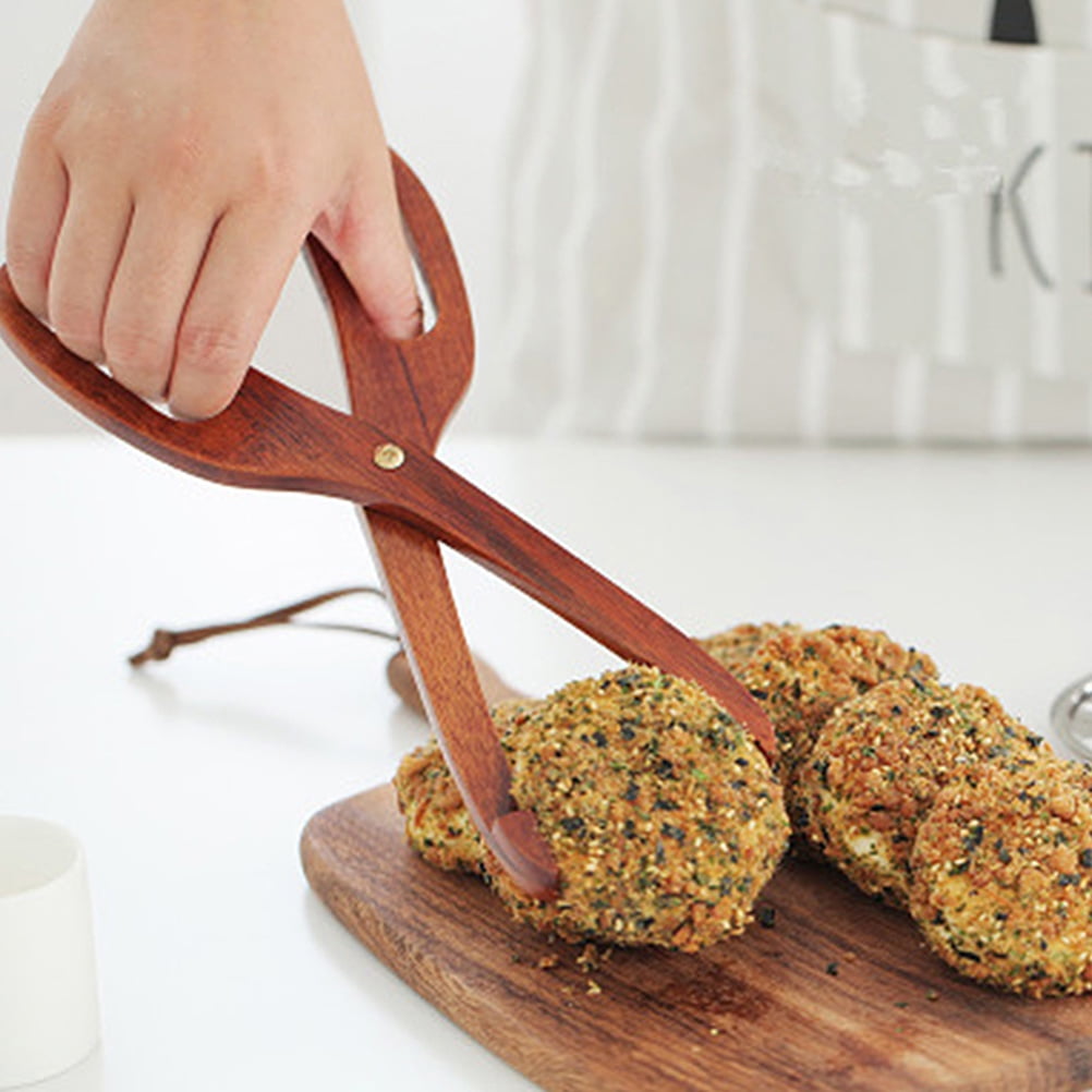 PBPBOX 1Pack Wooden Cake Clamp with Scissor Design for Home Baking and ...