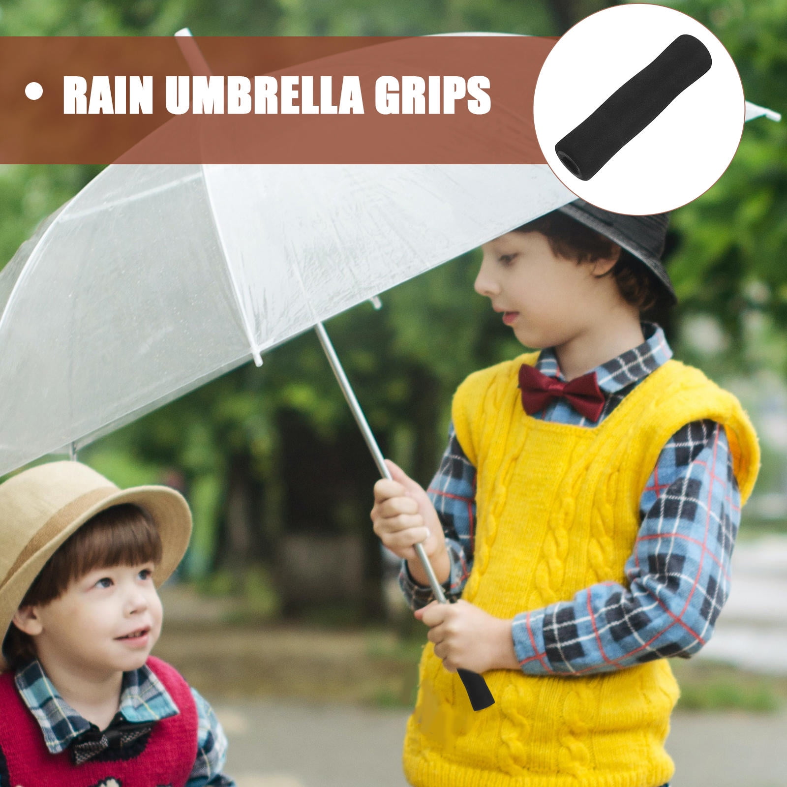 PBPBOX Black Sponge Umbrella Handle Grip Replacement Easy Installation ...