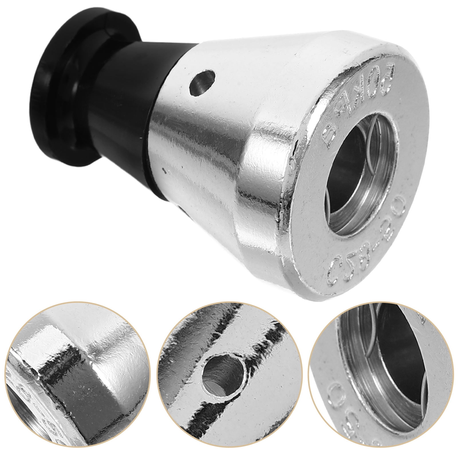 PBPBOX 1Pcs Black Abs Stainless Steel Pressure Cooker Pressure Limiting ...