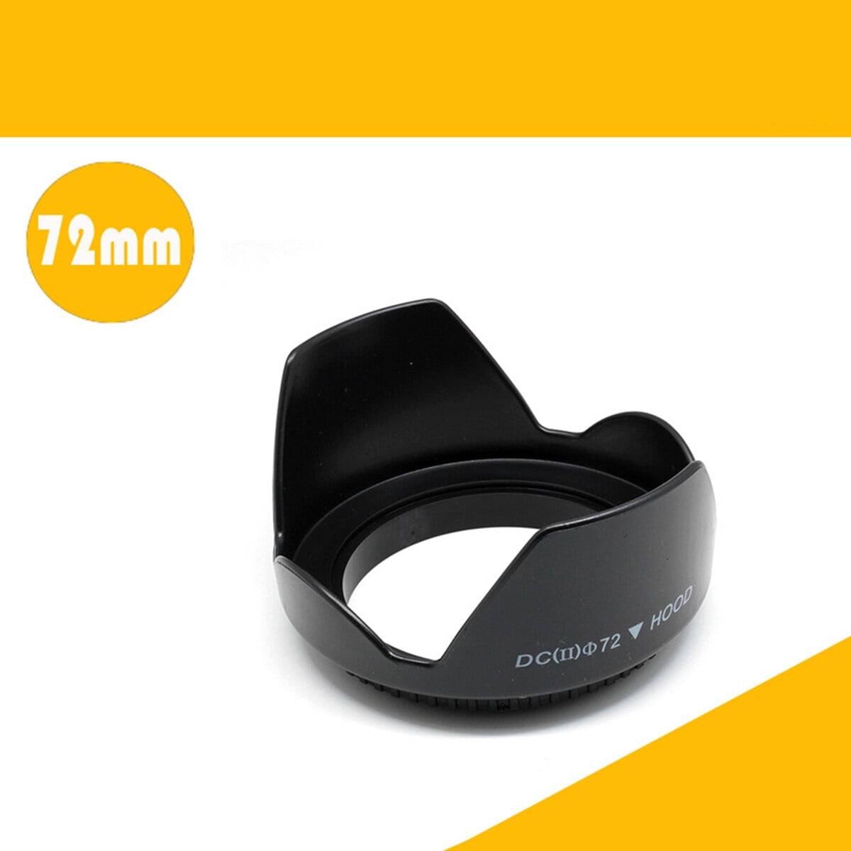 PBPBOX 1Pcs Reversible Lens Hood in Black Universal Design Anti Lens ...