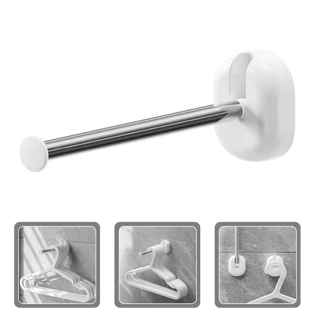 PBPBOX Folding Wall Mounted Metal Rack Abs Stainless Steel 1Pack 8.9X2 ...