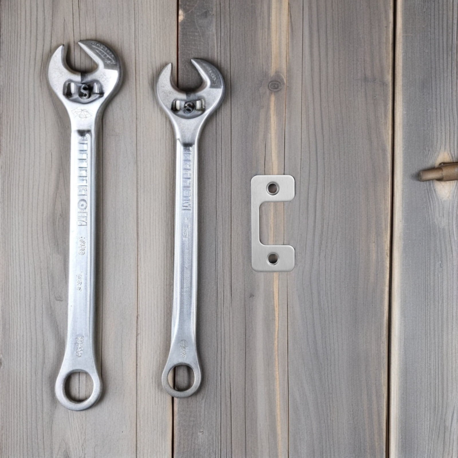 PBPBOX 1Set Door Lock Protector Plate Enhances Door Security 5.7x2.5x0 ...