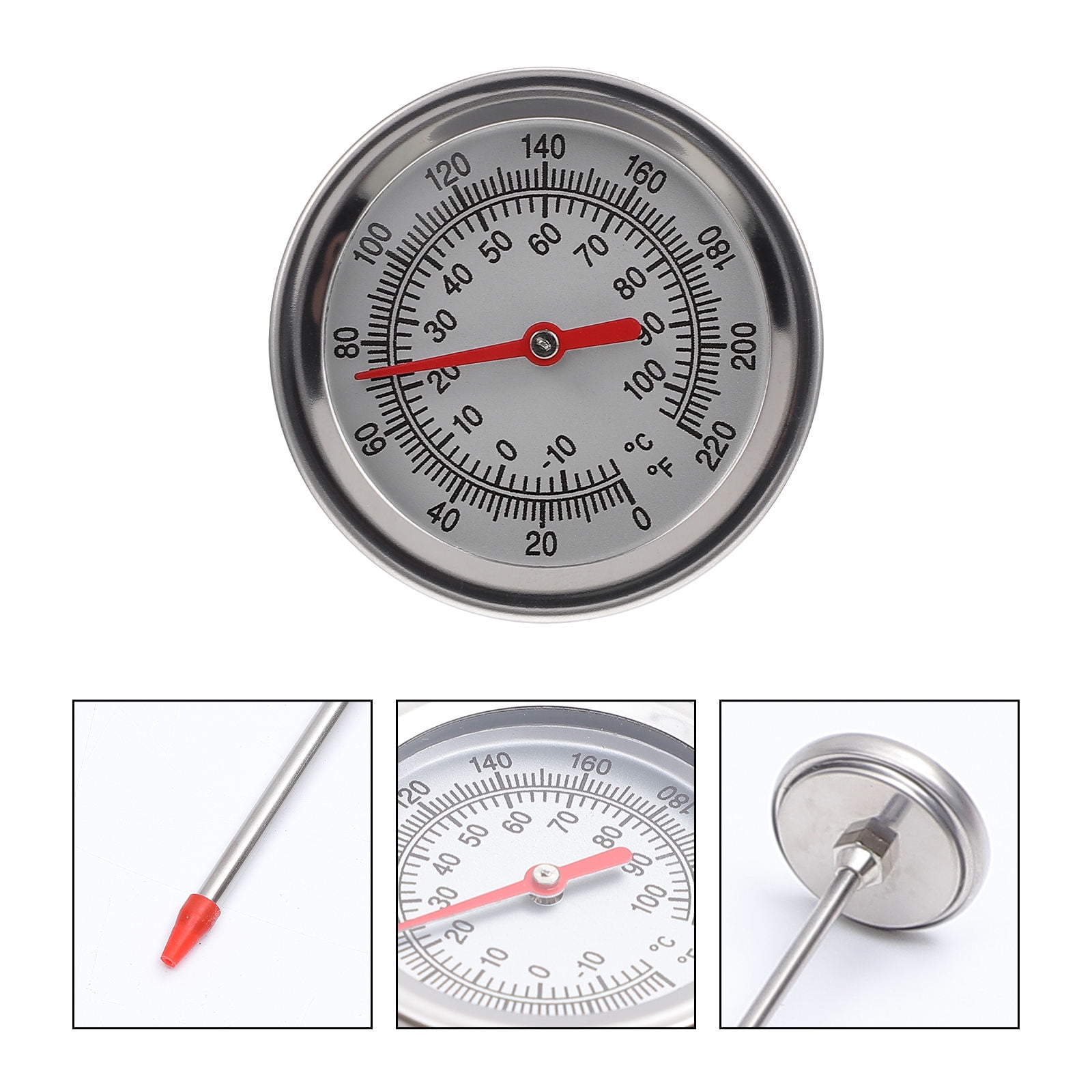 PBPBOX 1Set Ground Thermometer Soil Device for Composting 304 Stainless ...