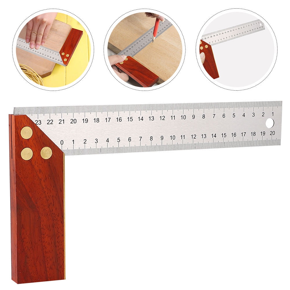 PBPBOX Woodworking Positioning Ruler 1Pcs L Shaped Square Protractor ...