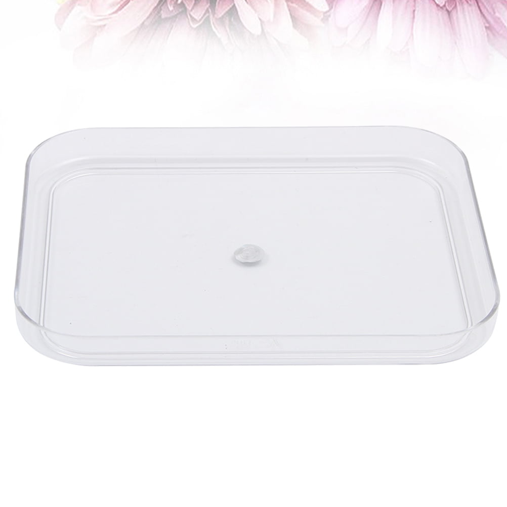 PBPBOX 1pc Clear Storage Tray Square Fruit Bowl for Snacks and Daily ...