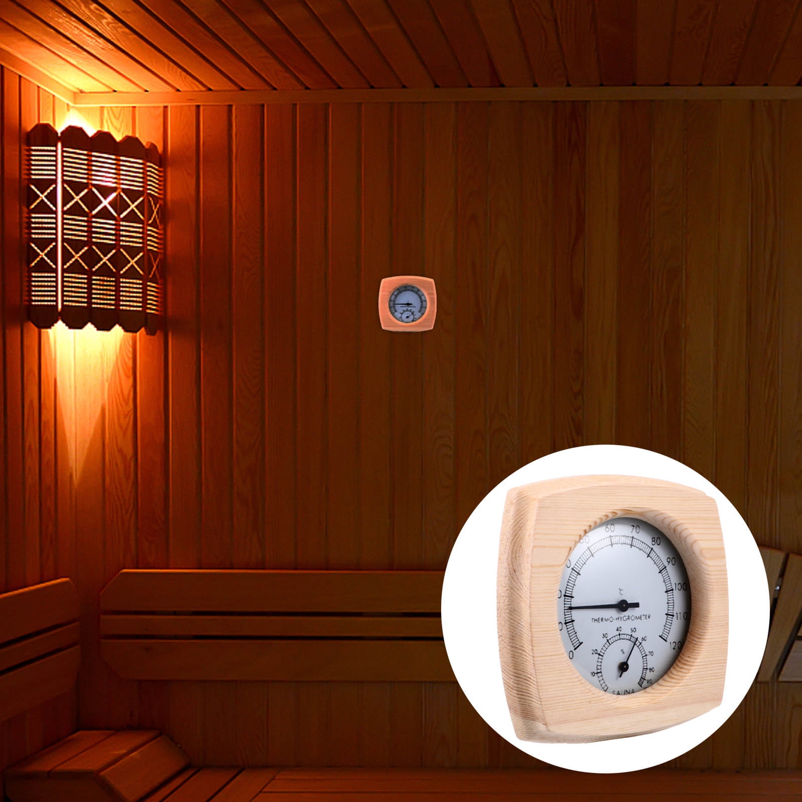 PBPBOX 1pc Hygrothermograph For Sauna Moisture Indoor Thermometer ...