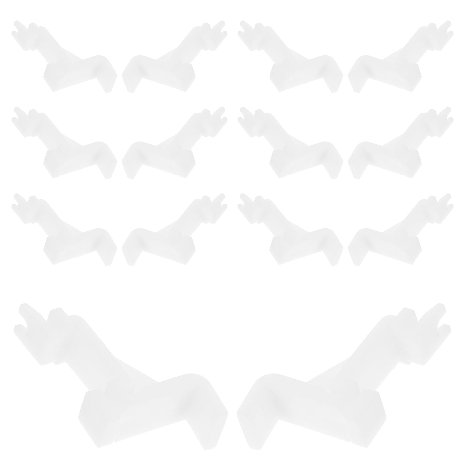 PBPBOX 20Pcs Durable Plastic Shelf Clips for Refrigerator and Freezer ...