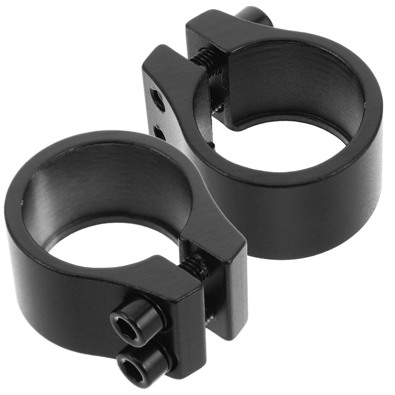 PBPBOX 2Pack Bikes Seatpipe Clamp Dual Bolt Design Aluminium Black for Secure Bike Seat ...