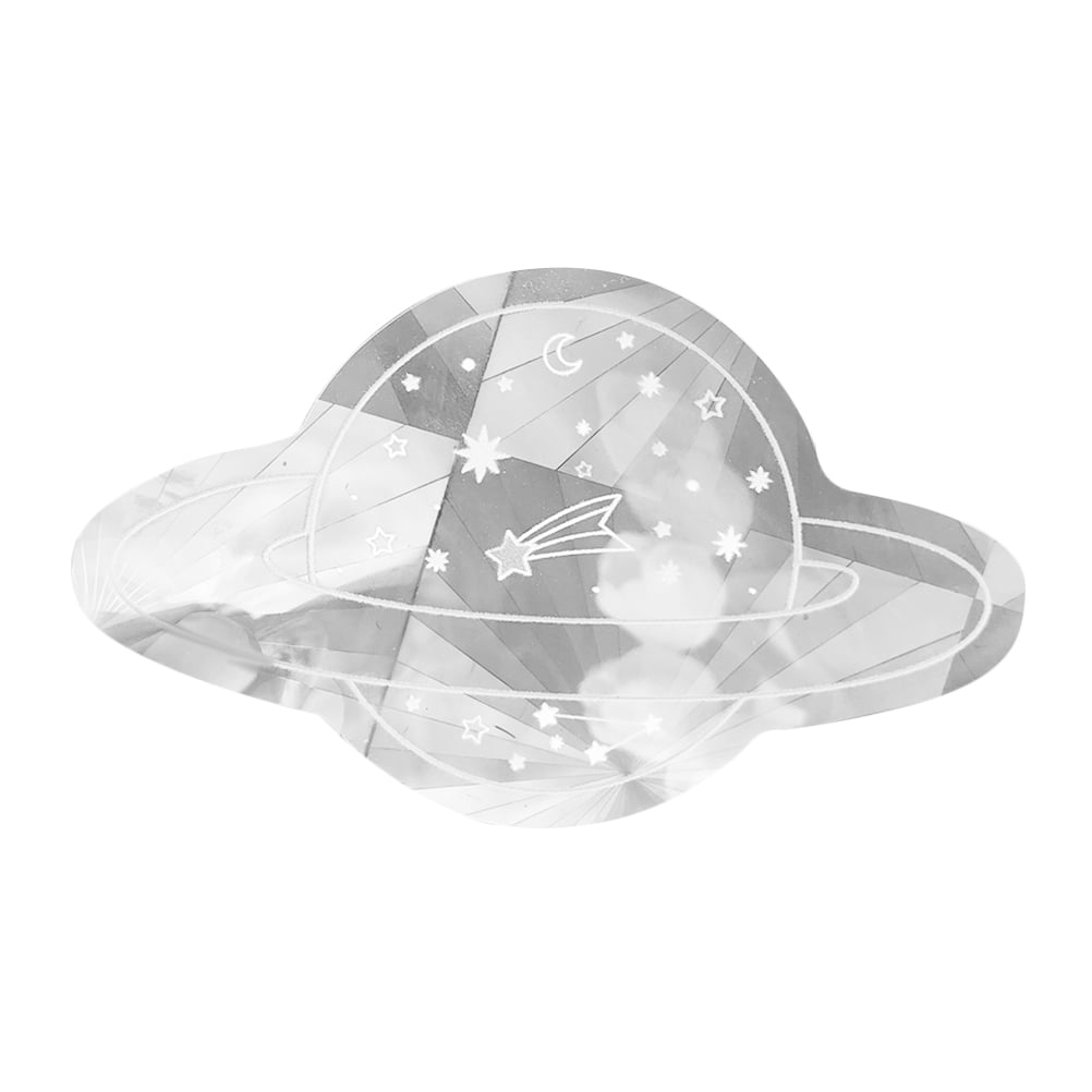 PBPBOX 2Pack Planet Shapes Window Cling Decorative PVC Anti-Collision ...