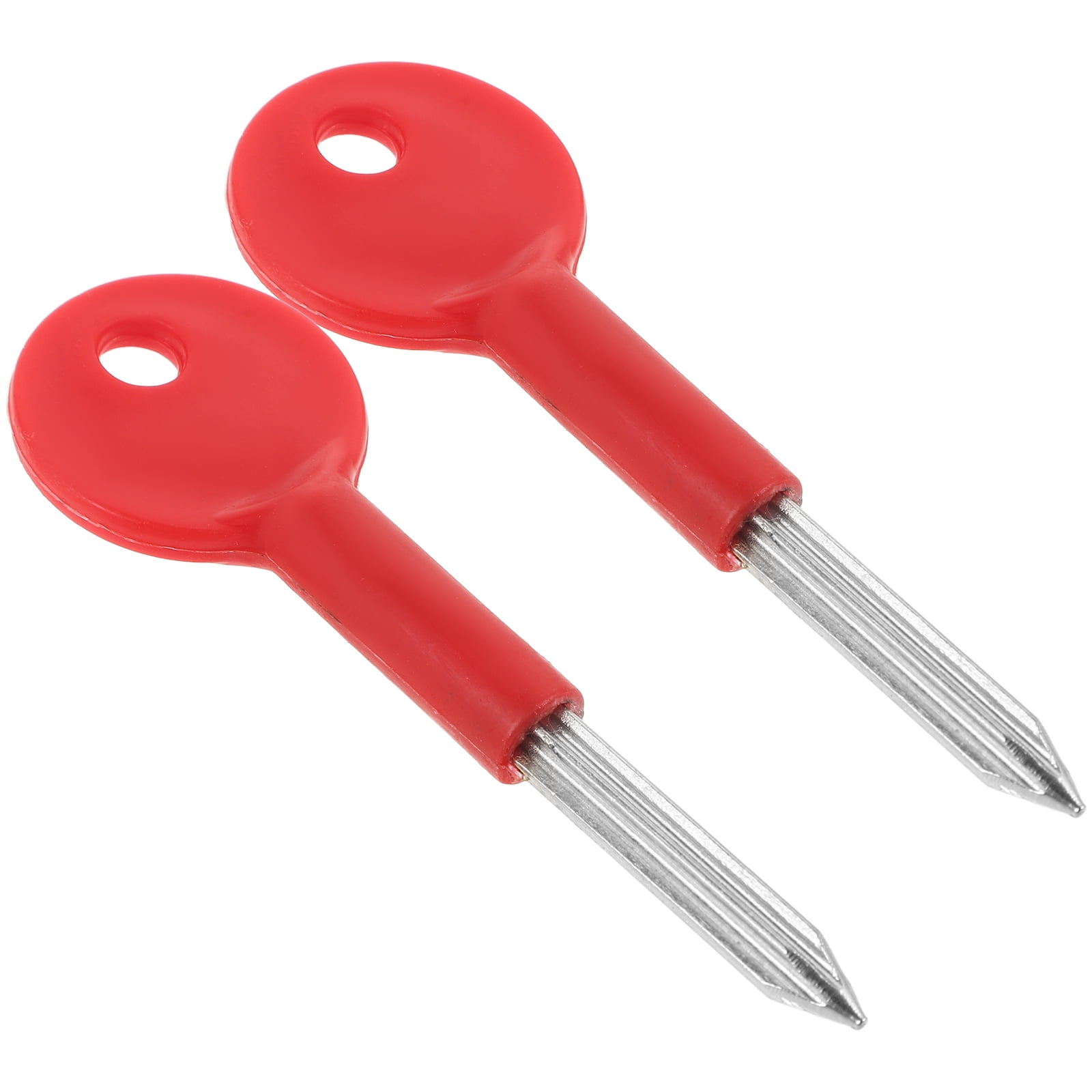 PBPBOX 2Pcs Red Metal Cylinder Key For Fire Door And Emergency ...