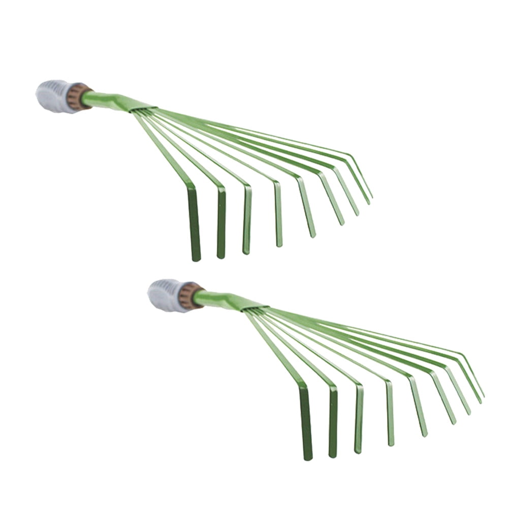 PBPBOX 2Pcs Small Garden Rake with Claw Shape for Weed Removal in ...