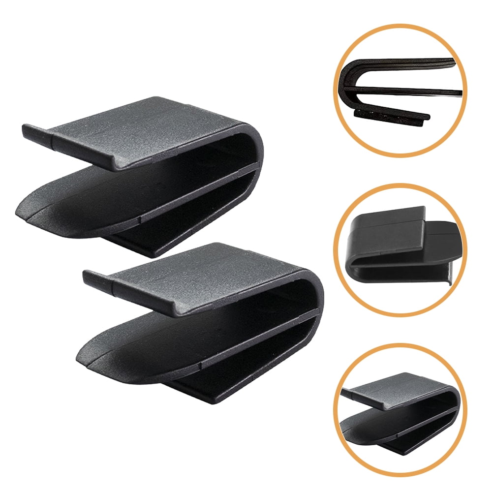 PBPBOX 2Pcs Car Air Conditioner Vent Clips Black Stylish Vent Clip for ...