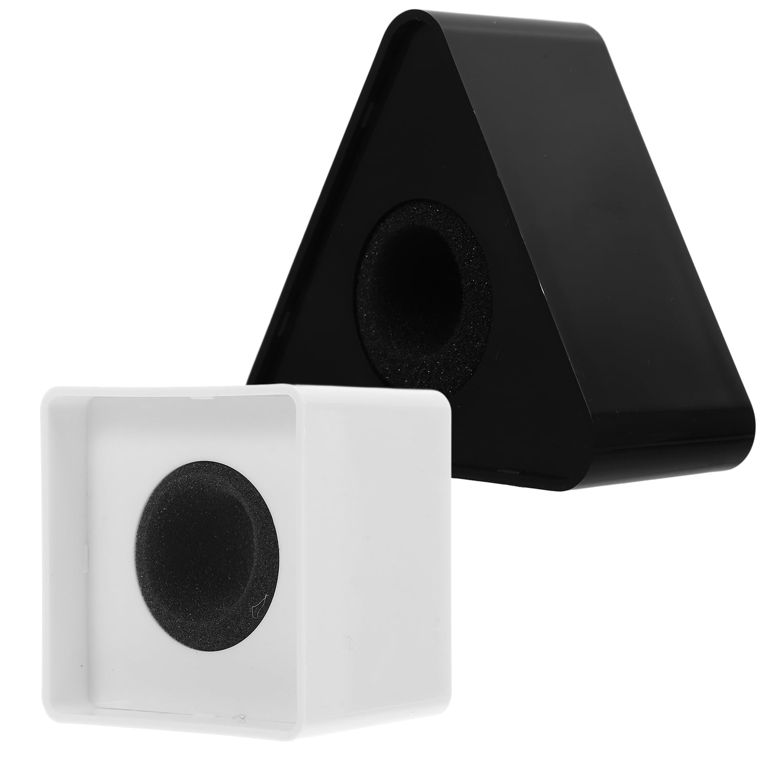 PBPBOX Square Mic Flag Black ABS Plastic 2Set 3.7*3.7in - Walmart.com