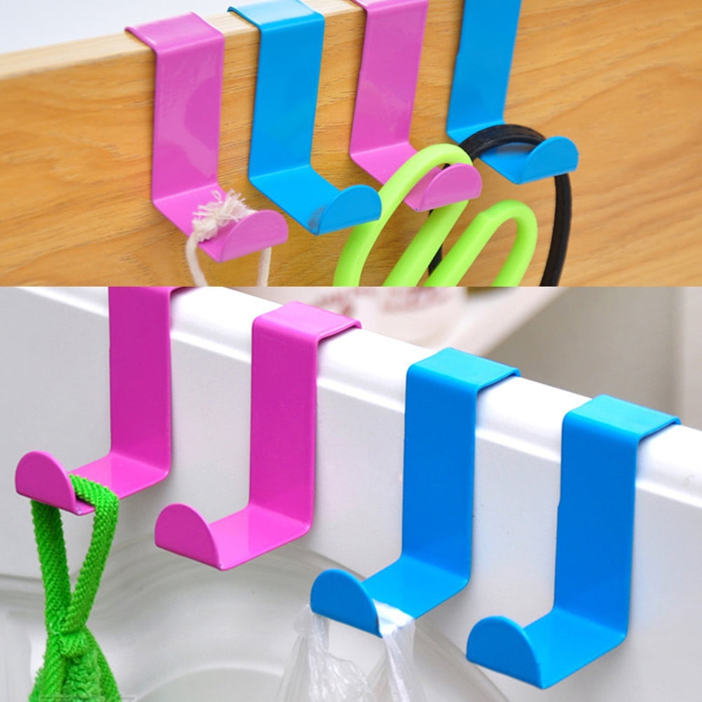PBPBOX 2Set Stainless Steel Clothes Hook Z Shaped Door Hooks Pink for ...