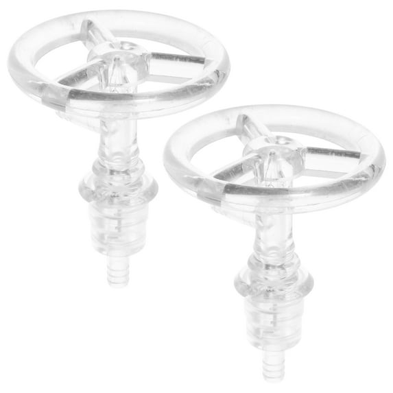 PBPBOX 2pcs Water Dispenser Barrel Stopper Transparent Plastic Sealing ...