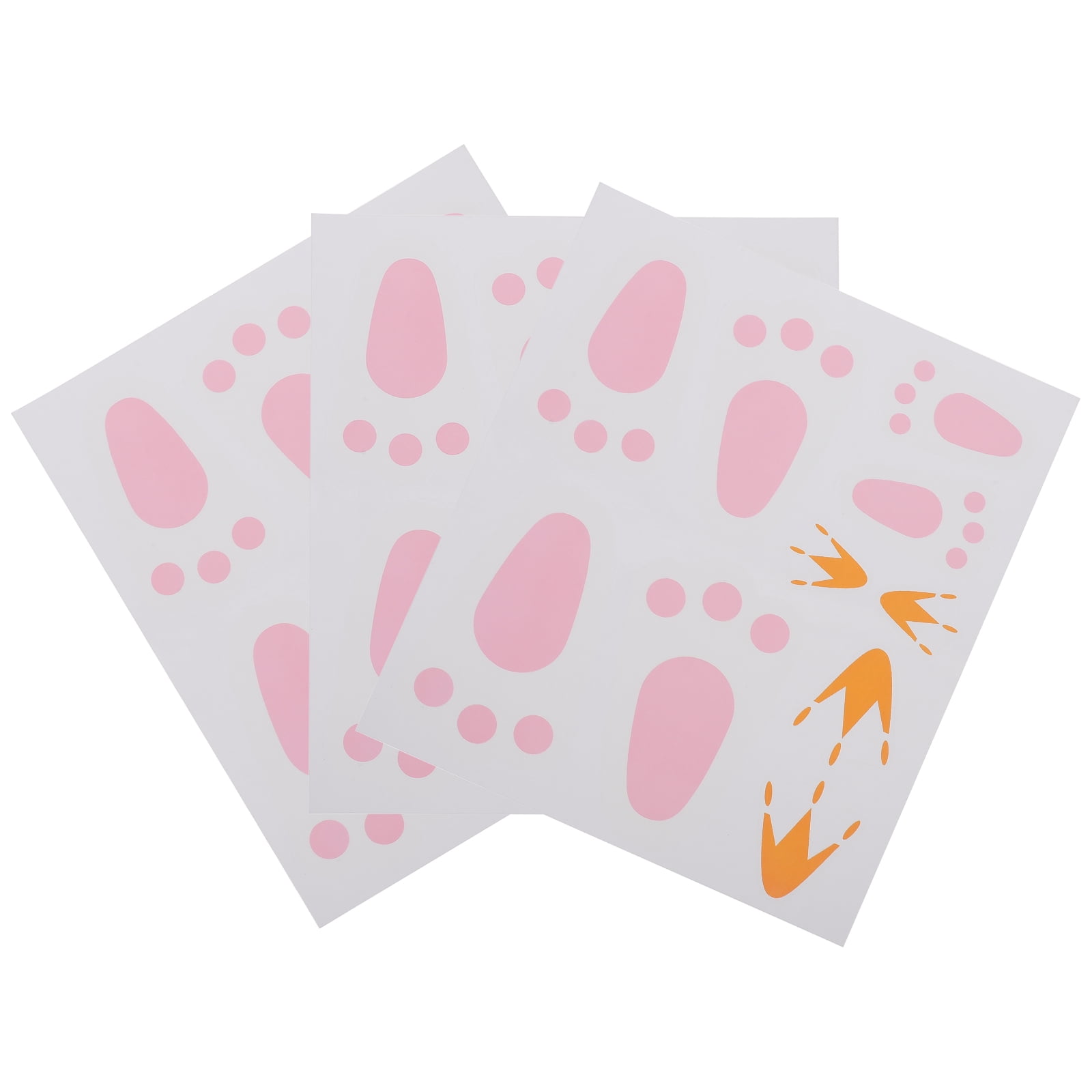 PBPBOX 3 Sets Animal Stickers PVC Decorative Footprint for Children ...