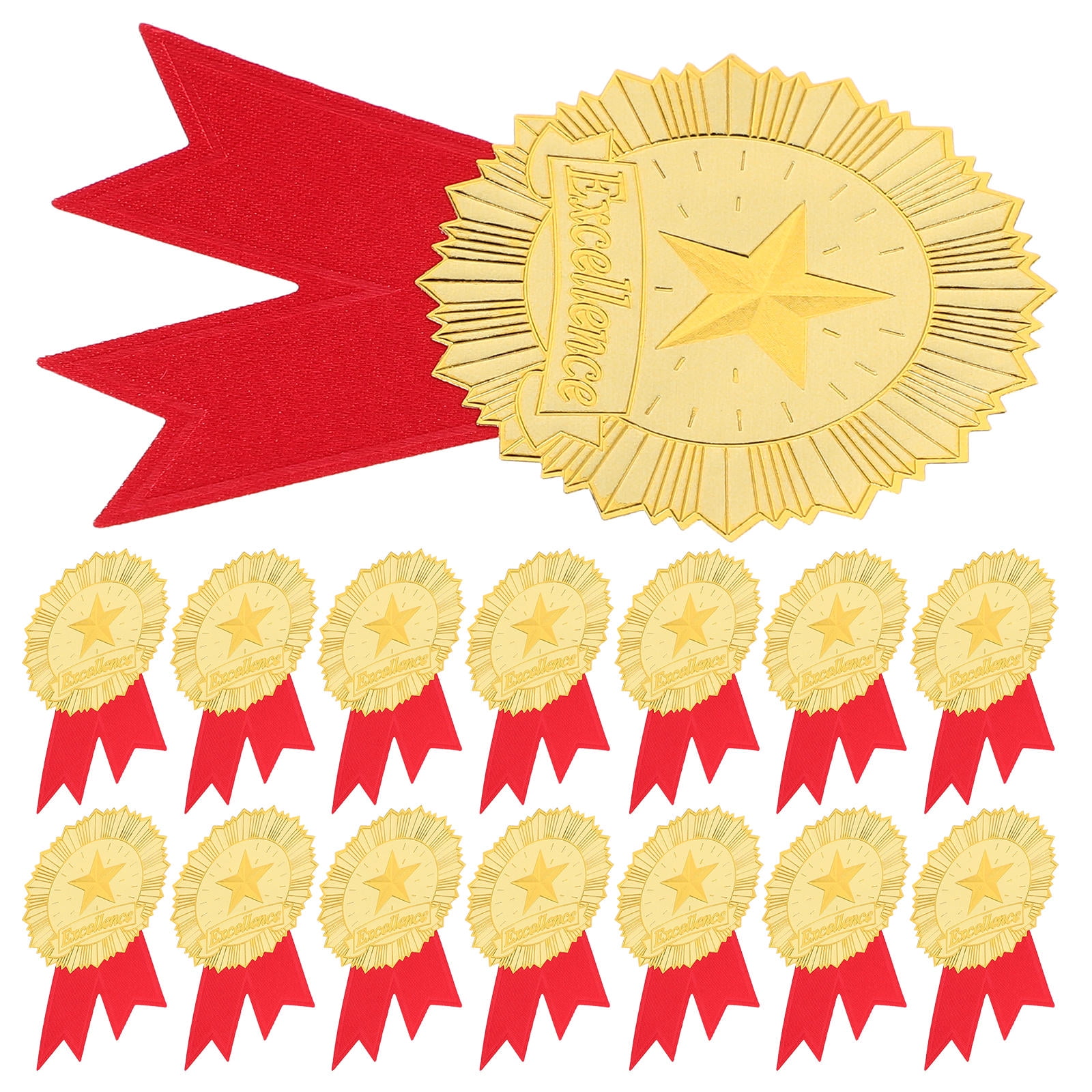 PBPBOX 1Set Multi Color Diploma Excellence Stickers with Easy ...