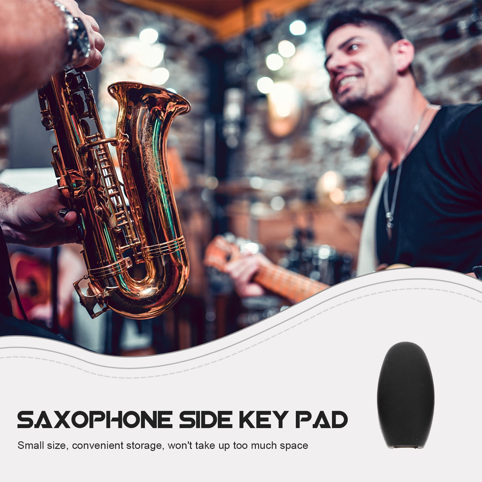 PBPBOX 3Pack Black Rubber Small Rectangular Alto Saxophone Repair Tools ...