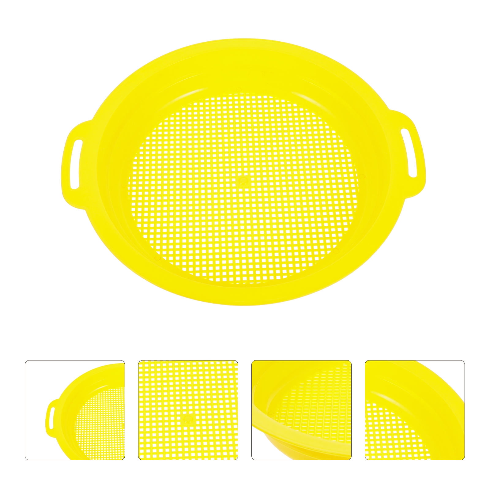 PBPBOX 3Pack Portable Sand Sifter for Summer Activities with Yellow ...