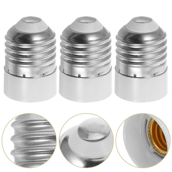 PBPBOX 3Pcs Light Bulb Extension Socket E27 to E14 Standard Design ...