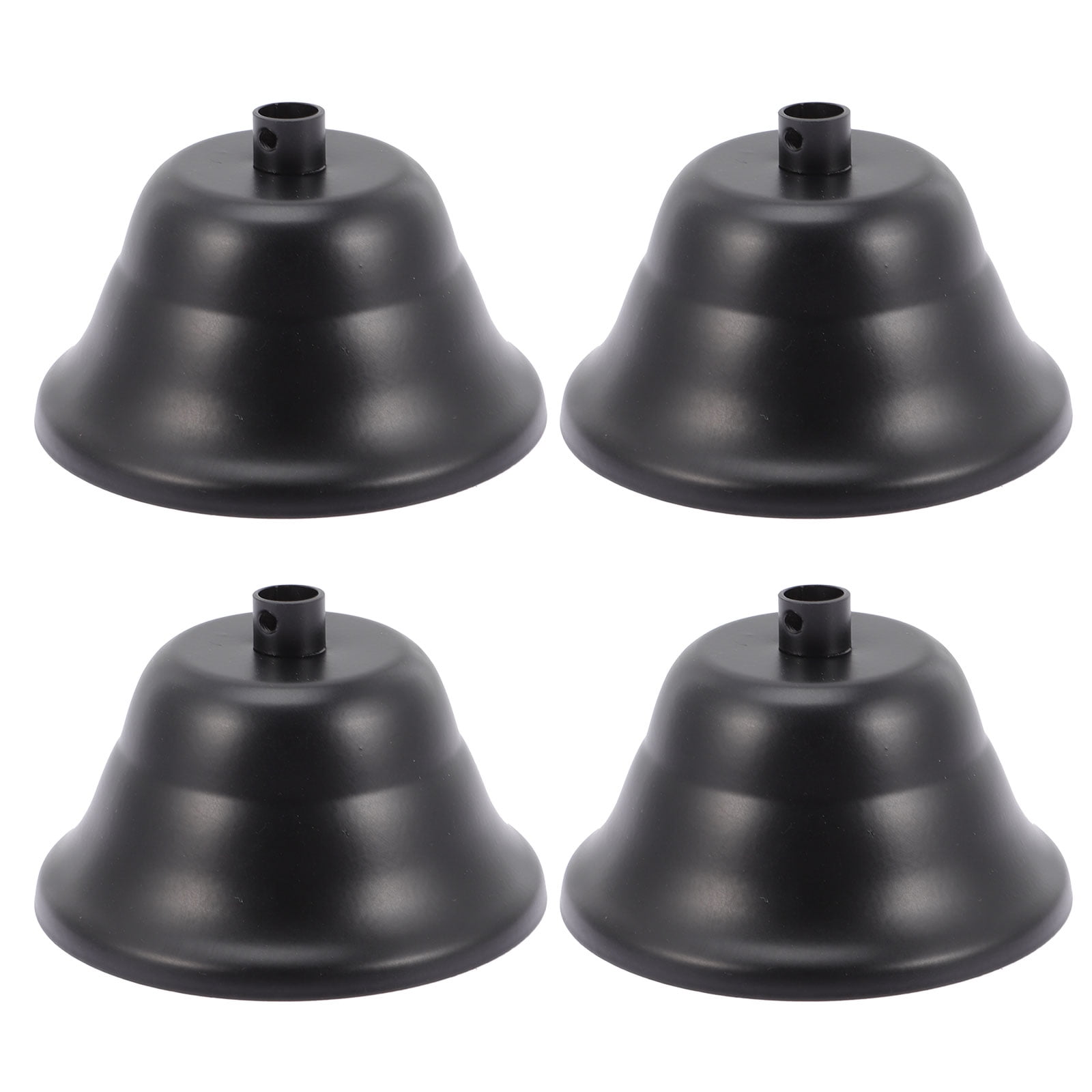 PBPBOX 4 Pcs Ceiling Plate Ceiling Light Bracket 9x6cm Black - Walmart.com