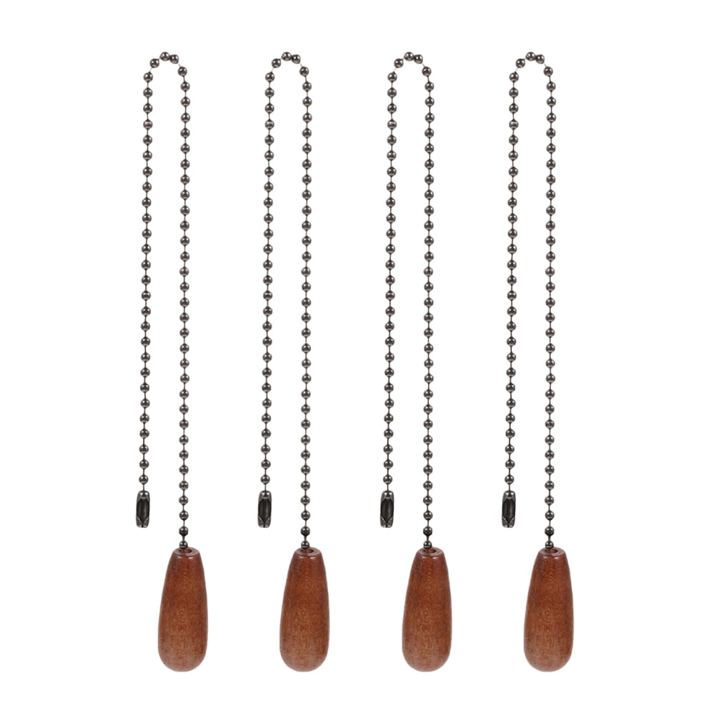 PBPBOX 4 Pcs Decorative Fan Pull Chain Wooden Multi Color Ceiling Pulls ...