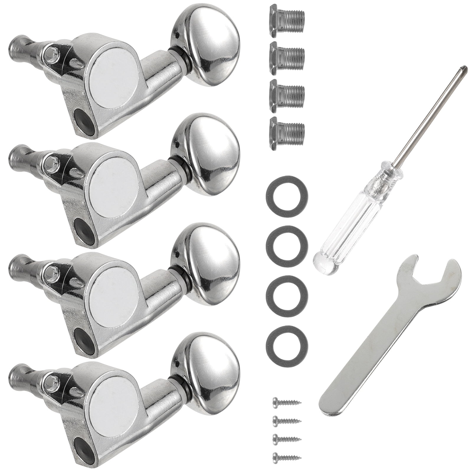 PBPBOX 4 Pieces Metal Guitar Tuners for Acoustic Guitars Stability ...