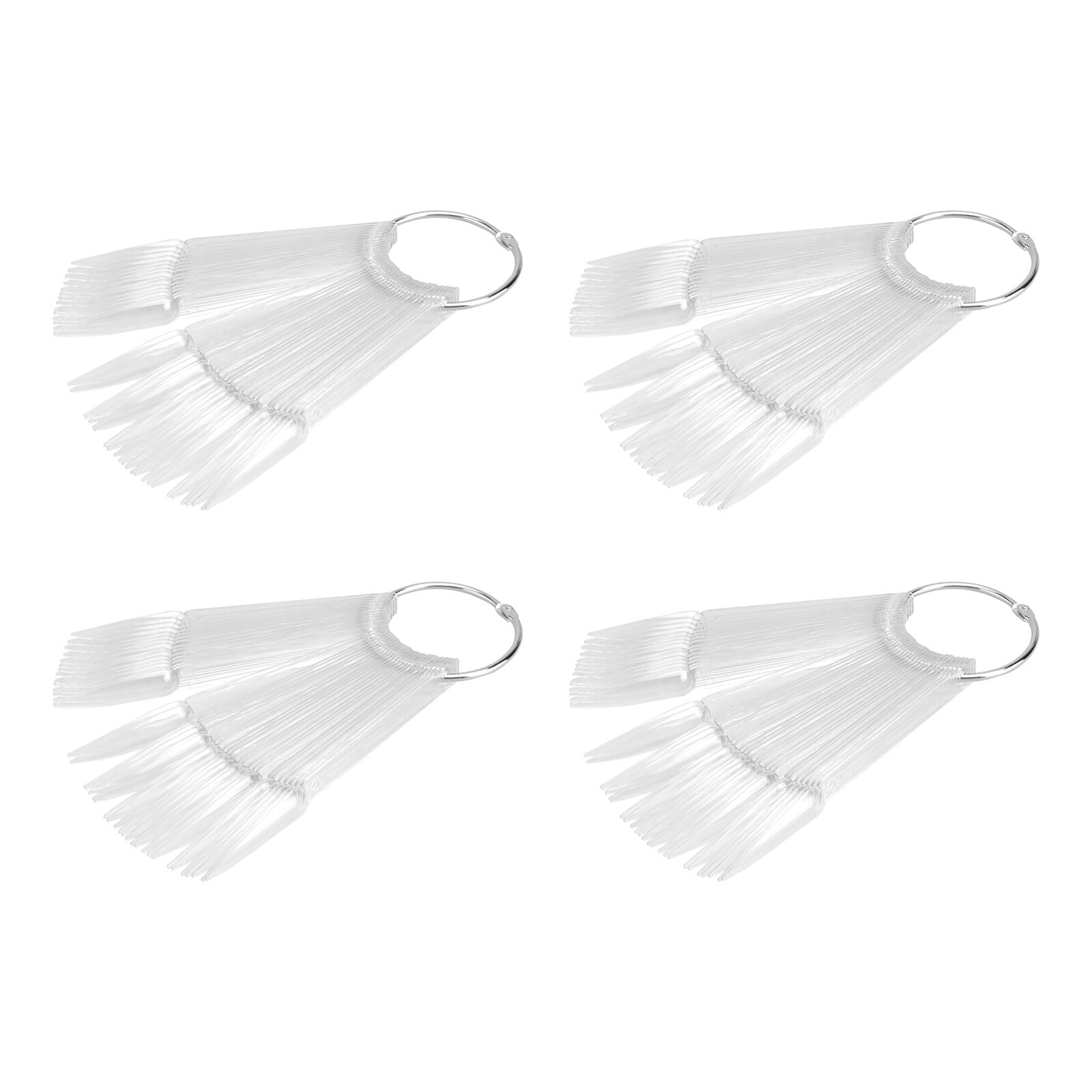 PBPBOX 4 Sets/160pcs Fan Nail Display Tips Palette For Friends Who Love ...
