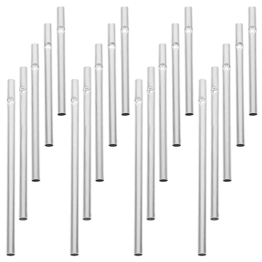 PBPBOX 4Sets Sturdy Silver Wind Chime Tubes for DIY Metal Craft ...