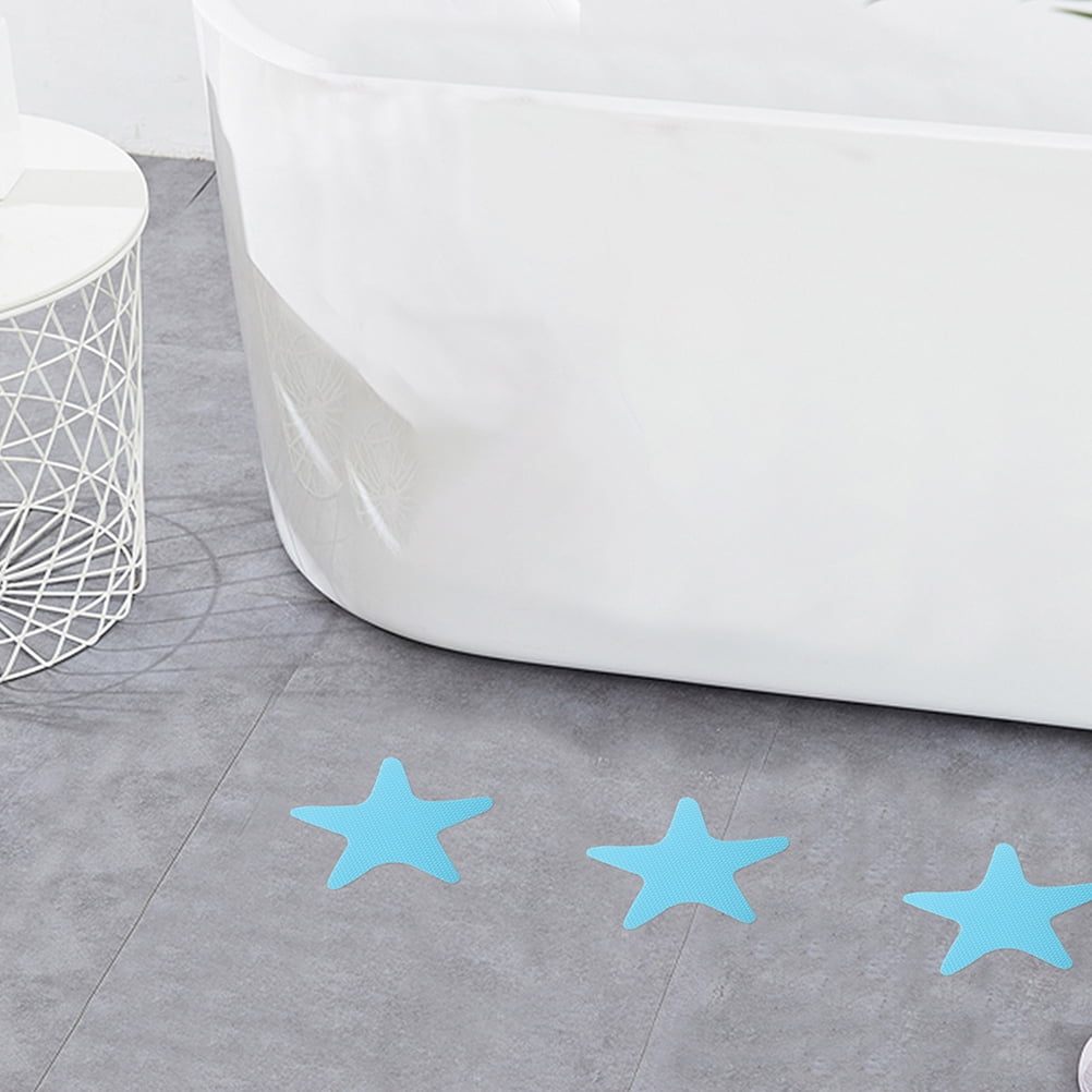 PBPBOX 40Pcs Shower Floor Stickers Sky Blue Anti Slip Stickers for ...