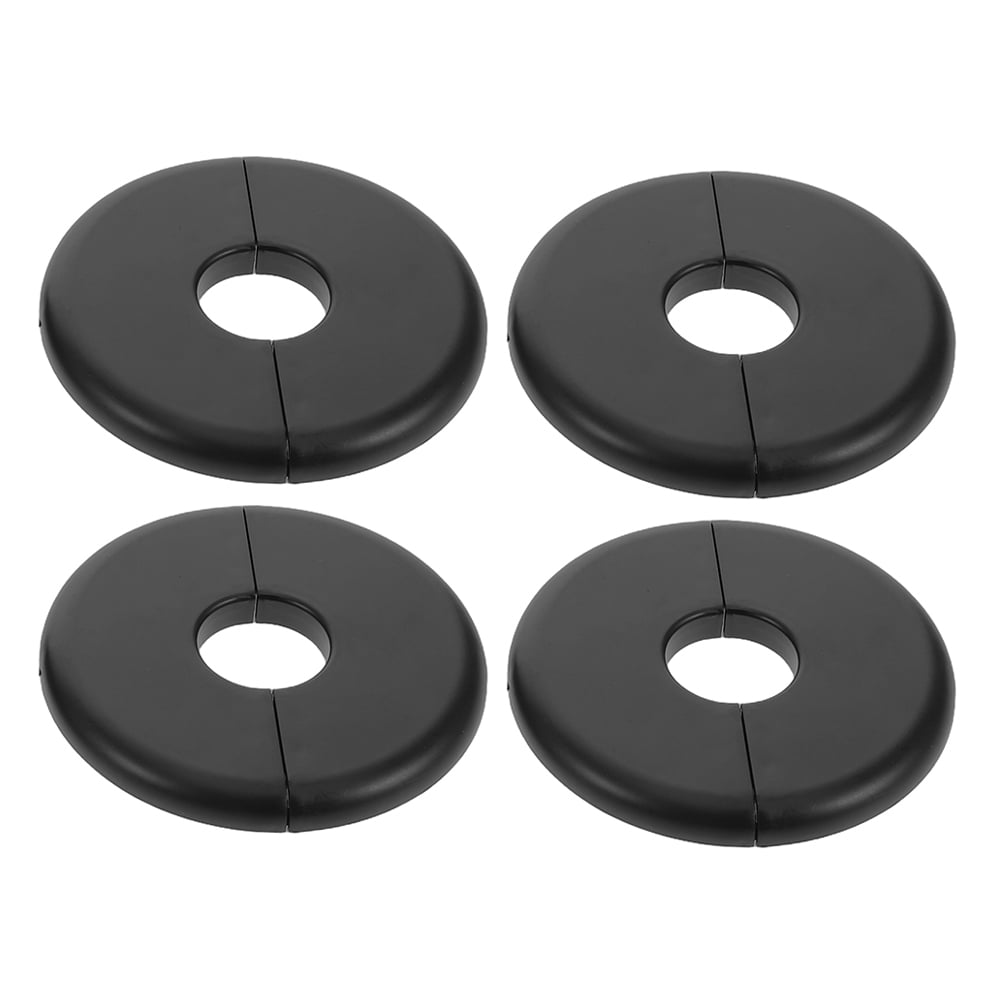 PBPBOX 4PCS Water Pipe Cover Round Plastic Wall Split Flange Wire ...