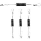 PBPBOX 4Pcs Black Microwave Oven Diode Replacement High Efficiency ...