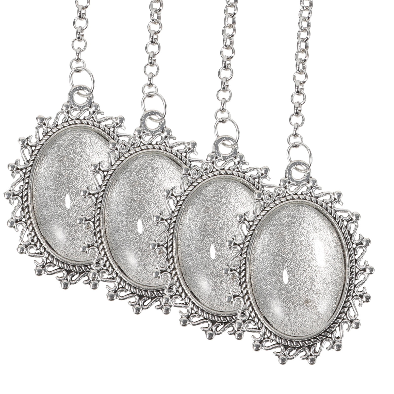 PBPBOX 4Pcs Sublimation Graduation Cap Topper Silver Alloy DIY Photo ...