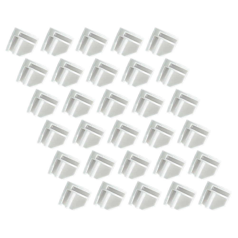 PBPBOX Plastic Wire Grid Cube Connector White 50Set 0.94X0.91X0.91in ...