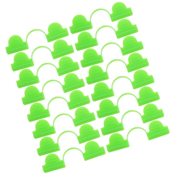 PBPBOX 50Set Plastic Greenhouse Clips Light Green for Film Securing ...
