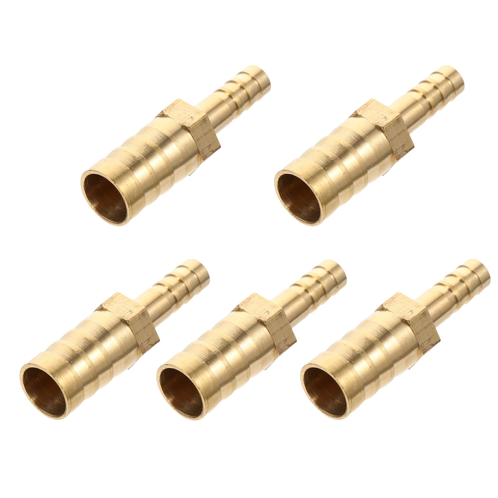 PBPBOX 5Pcs Gas Fittings Brass Flare Tube Fittings Temperature Control ...