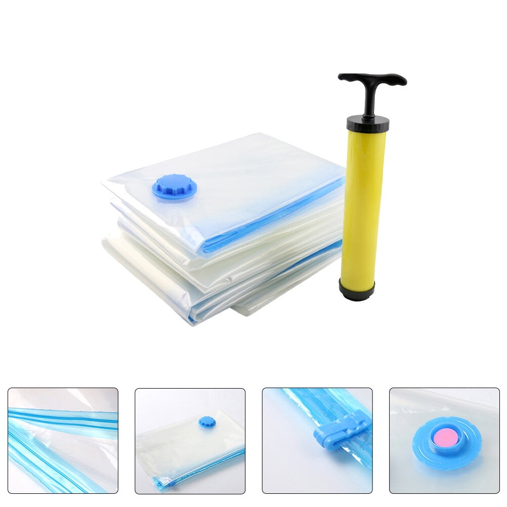 PBPBOX 5Pcs Foldable Bedding Storage Bag Vacuum Compression for Clothes ...